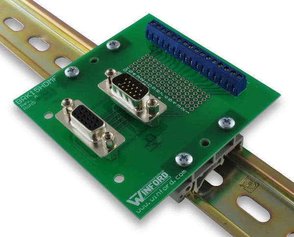 DB15HD (High Density) Dual Breakout Board - Winford Engineering