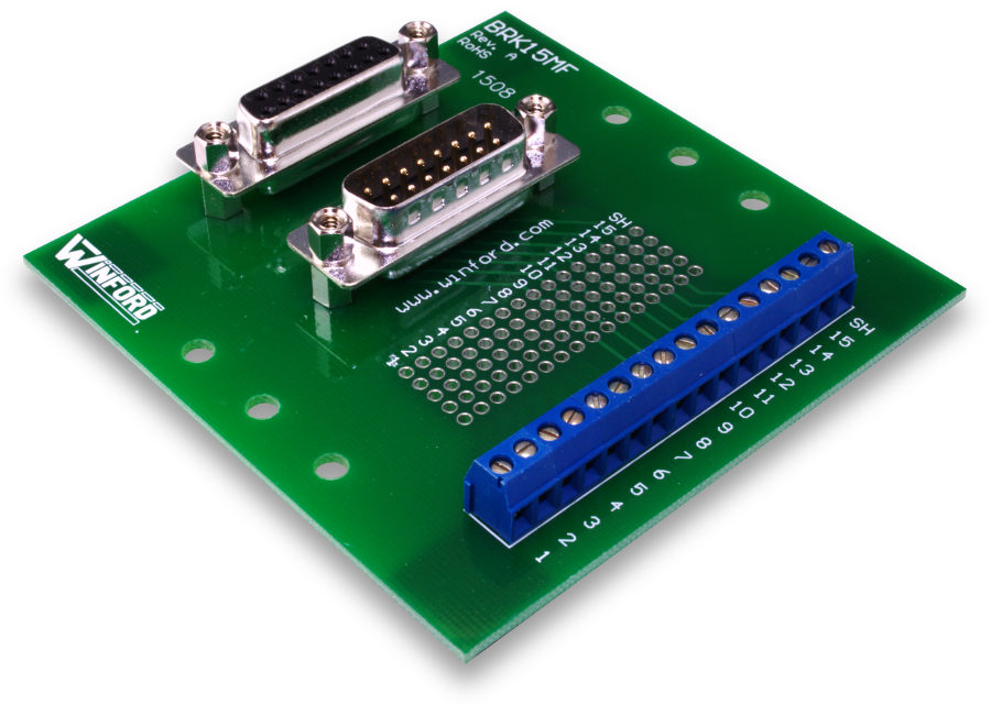 DB15 Dual Breakout Boards - Winford Engineering