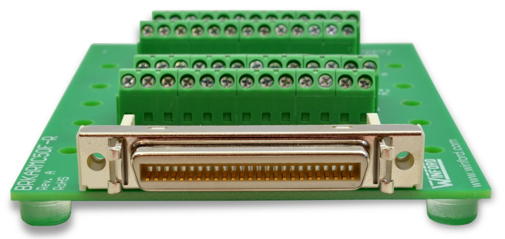 MDR 50-Pin Breakout Board with Screw Terminals - Winford Engineering