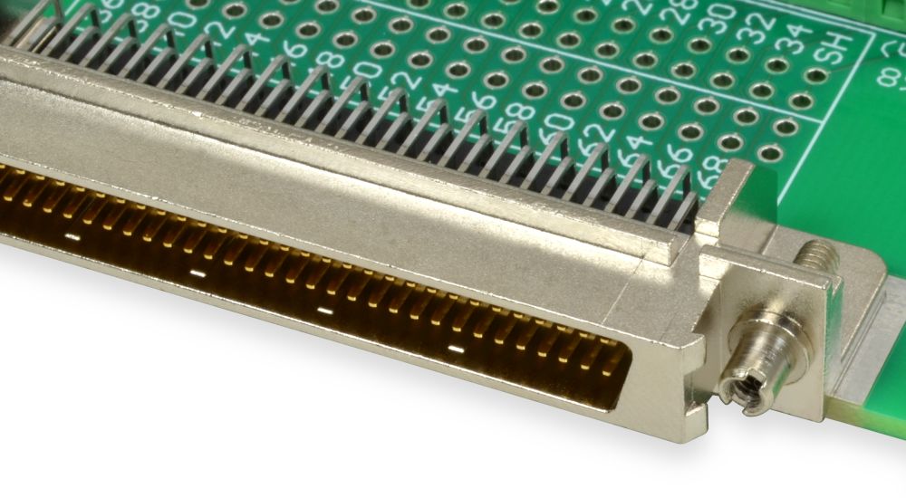 Half-Pitch DSUB 68-Pin Breakout Board with Screw Terminals - Winford ...