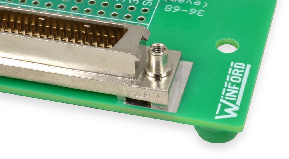 Half-Pitch DSUB 68-Pin Breakout Board with Screw Terminals - Winford ...