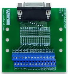 DB26HD Breakout Board with Screw Terminals - Winford Engineering