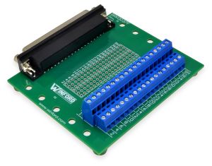 DB37 Compact Breakout Board with Double Deck Terminals - Winford ...