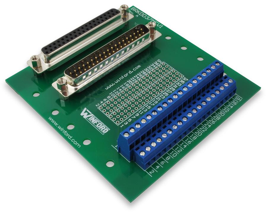 DB37 Dual Breakout Boards - Winford Engineering