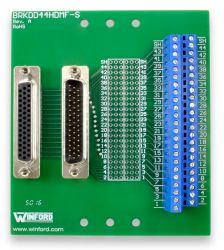 DB44HD Dual Breakout Board - Winford Engineering