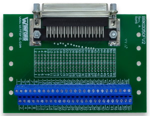 DB50 Breakout Board with Screw Terminals - Winford Engineering