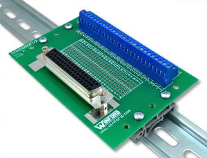 DB50 Breakout Board with Screw Terminals - Winford Engineering