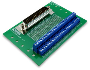 DB50 Breakout Board with Screw Terminals - Winford Engineering