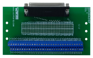 DB62HD Breakout Board with Screw Terminals - Winford Engineering
