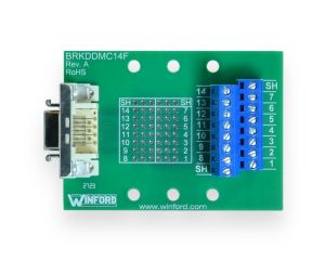 MDR 14-Pin Breakout Board with Screw Terminals - Winford Engineering