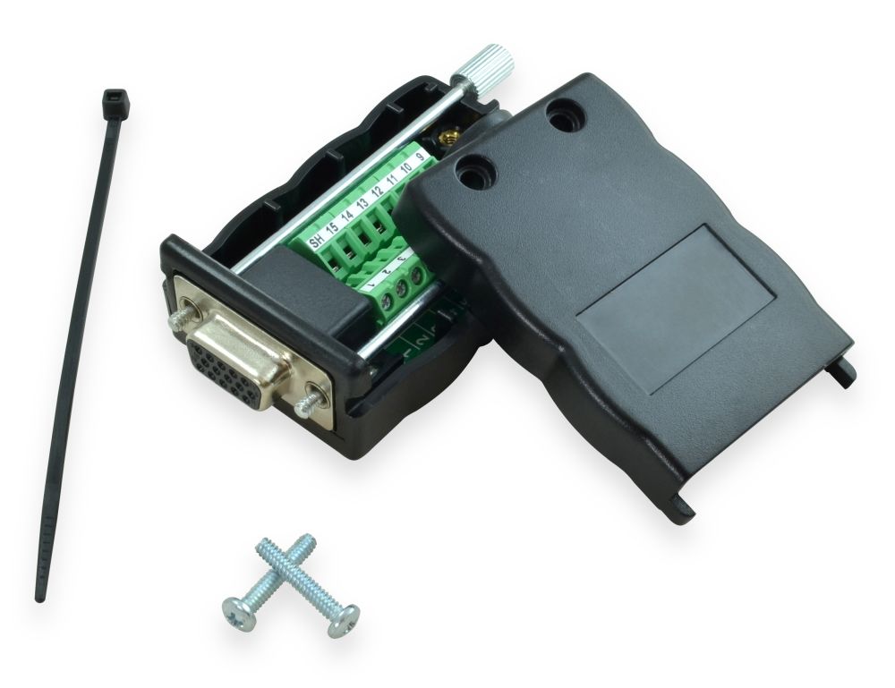 DB15HD Breakout Board with Case - Winford Engineering