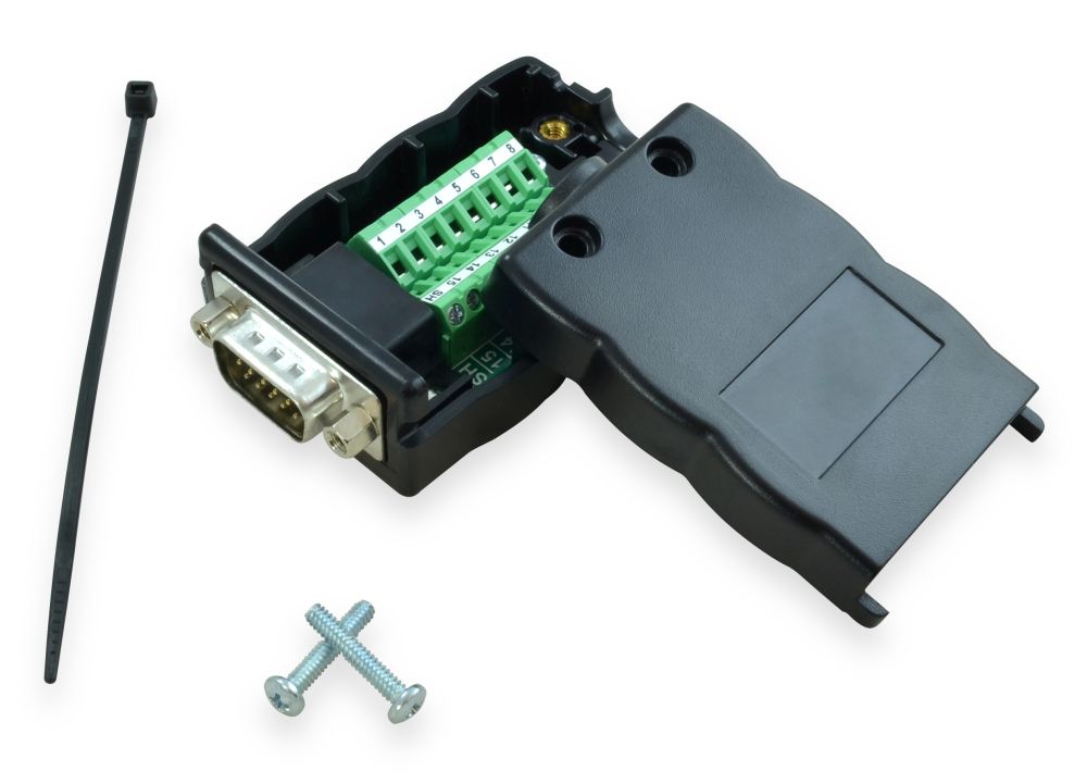 DB15HD Breakout Board with Case - Winford Engineering