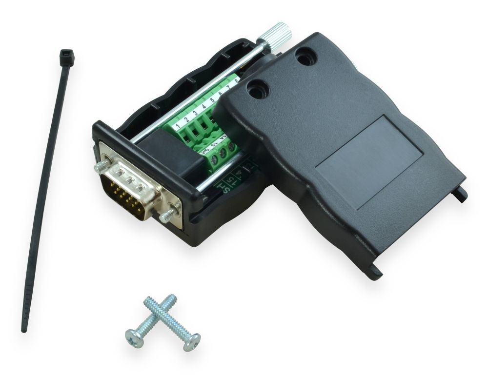 DB15HD Breakout Board with Case - Winford Engineering