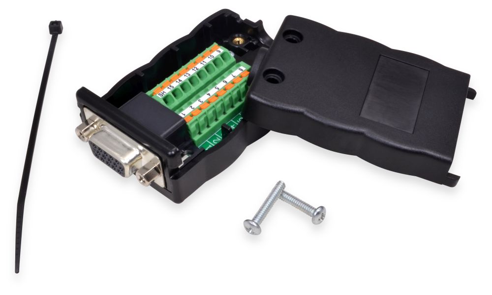 DB15HD Breakout Board with Case - Winford Engineering