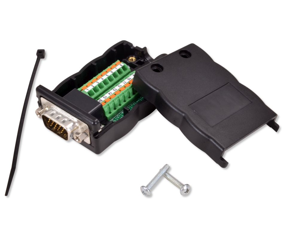 DB15HD Breakout Board with Case - Winford Engineering