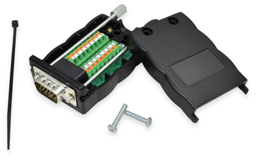 DB15HD Breakout Board with Case - Winford Engineering