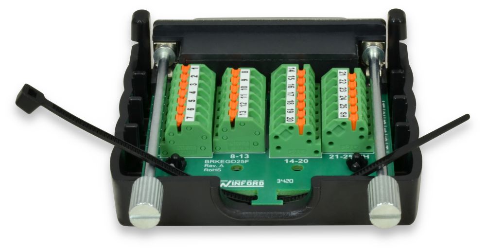 DB25 Breakout Board with Case - Winford Engineering