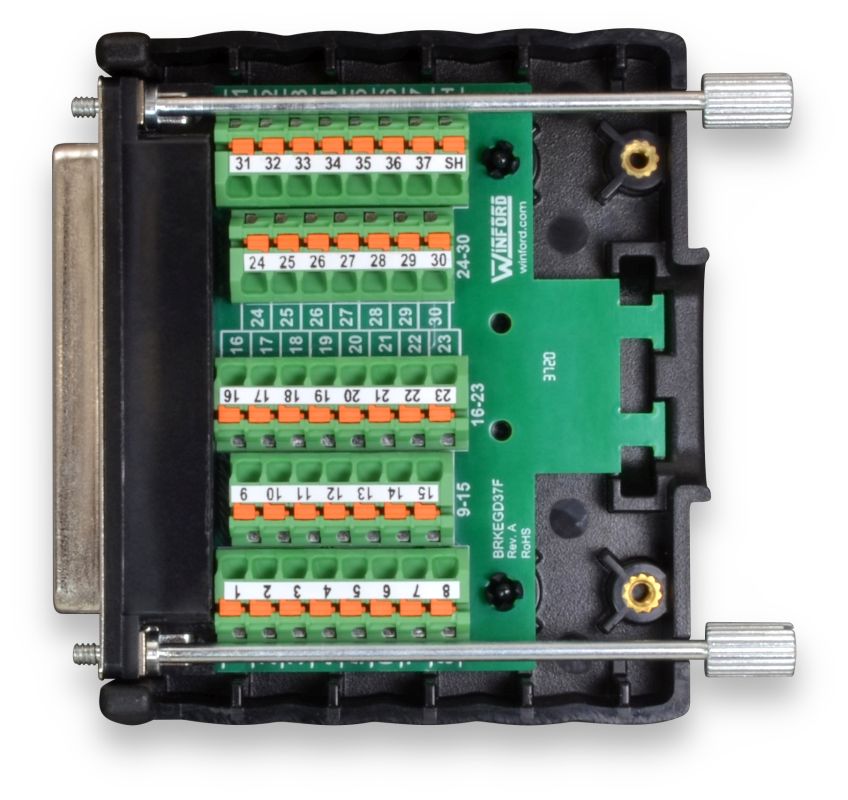 DB37 Breakout Board with Case - Winford Engineering