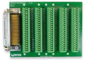DB104HD Breakout Board with Spring Terminals - Winford Engineering