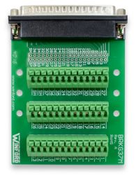DB37 Breakout Board with Spring Connection Terminals - Winford Engineering