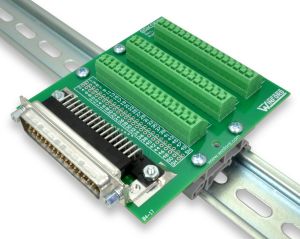 DB50 Breakout Board with Spring Connection Terminals - Winford Engineering