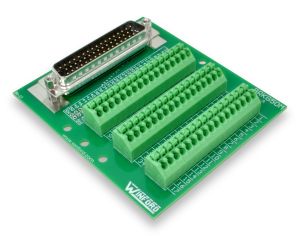 DB50 Breakout Board with Spring Connection Terminals - Winford Engineering