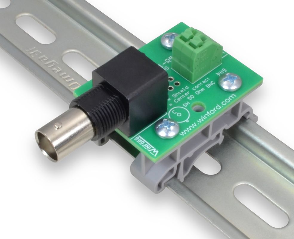BNC Breakout Board with Spring Connection Terminals - Winford Engineering