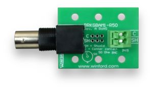 BNC Breakout Board with Spring Connection Terminals - Winford Engineering