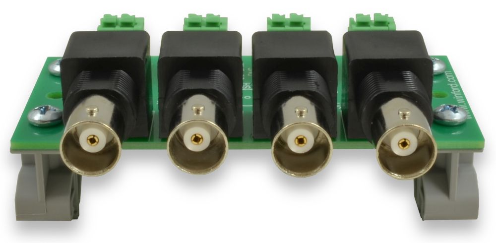 BNC Breakout Board with Spring Connection Terminals - Winford Engineering