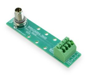 M8 3-Pin Breakout Board with Spring Connection Terminals - Winford ...