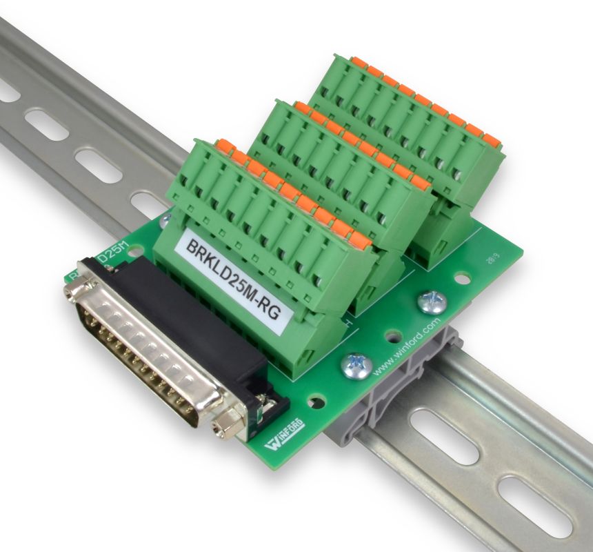 DB25 Pluggable Terminal Breakout Boards - Winford Engineering