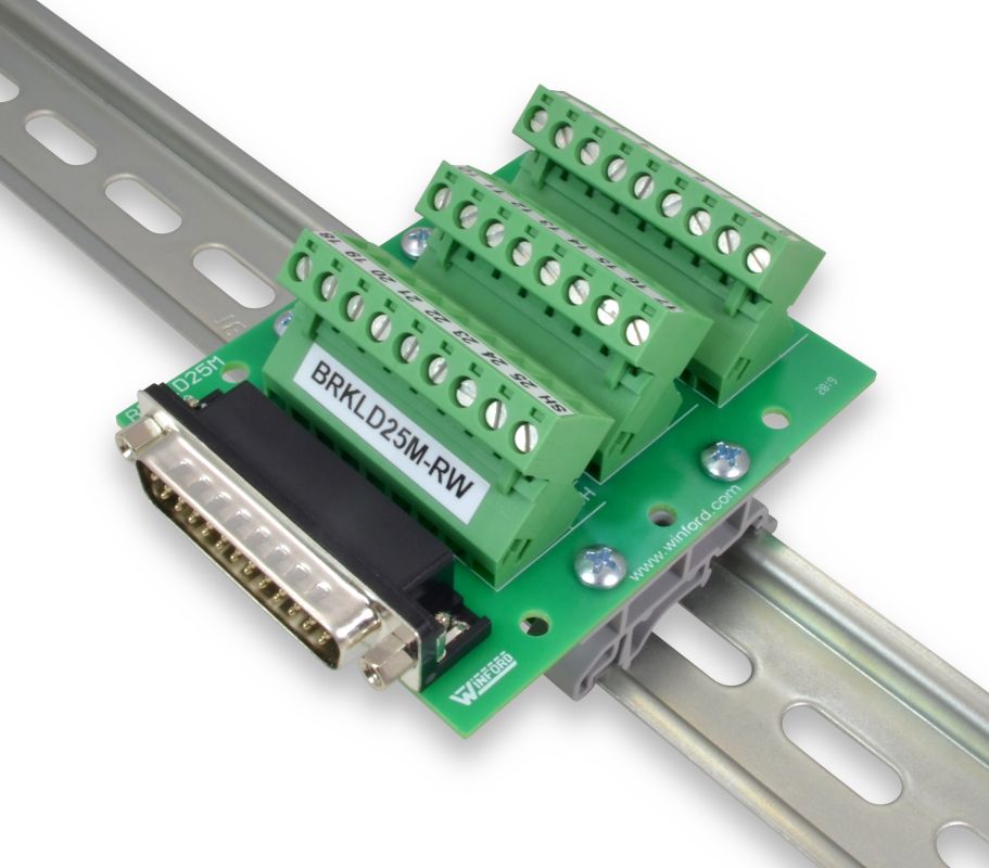 DB25 Pluggable Terminal Breakout Boards - Winford Engineering