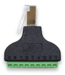 RJ45 8P8C Direct Plug-in Breakout Board with Screw Terminals - Winford ...