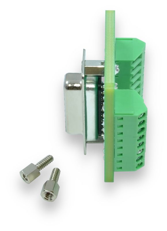 DB15 Panel Mount Breakout Board - Winford Engineering