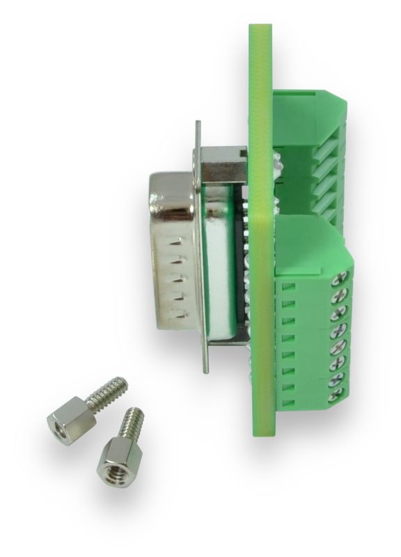 DB15 Panel Mount Breakout Board - Winford Engineering