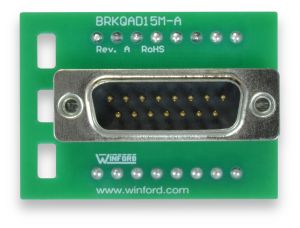 DB15 Panel Mount Breakout Board - Winford Engineering