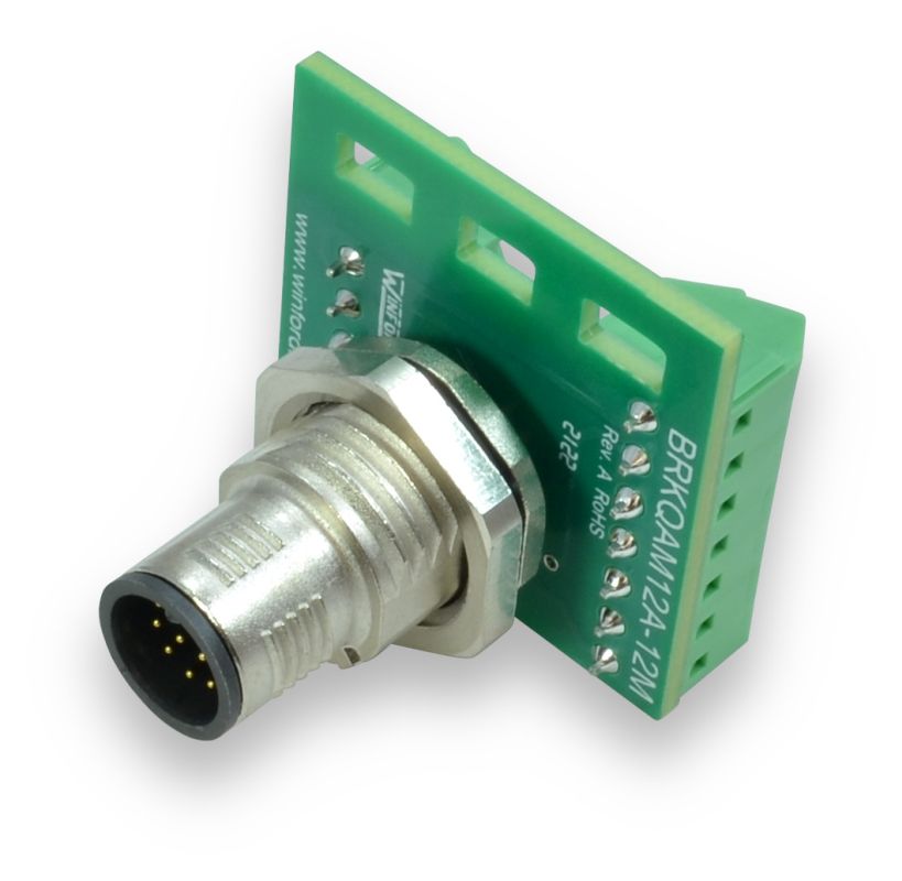 M12 12-Pin Panel Mount Breakout Boards - Winford Engineering
