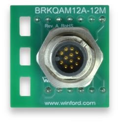 M12 12-Pin Panel Mount Breakout Boards - Winford Engineering
