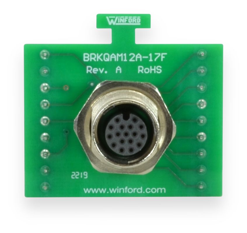 M12-17 Panel Mount Breakout Boards - Winford Engineering