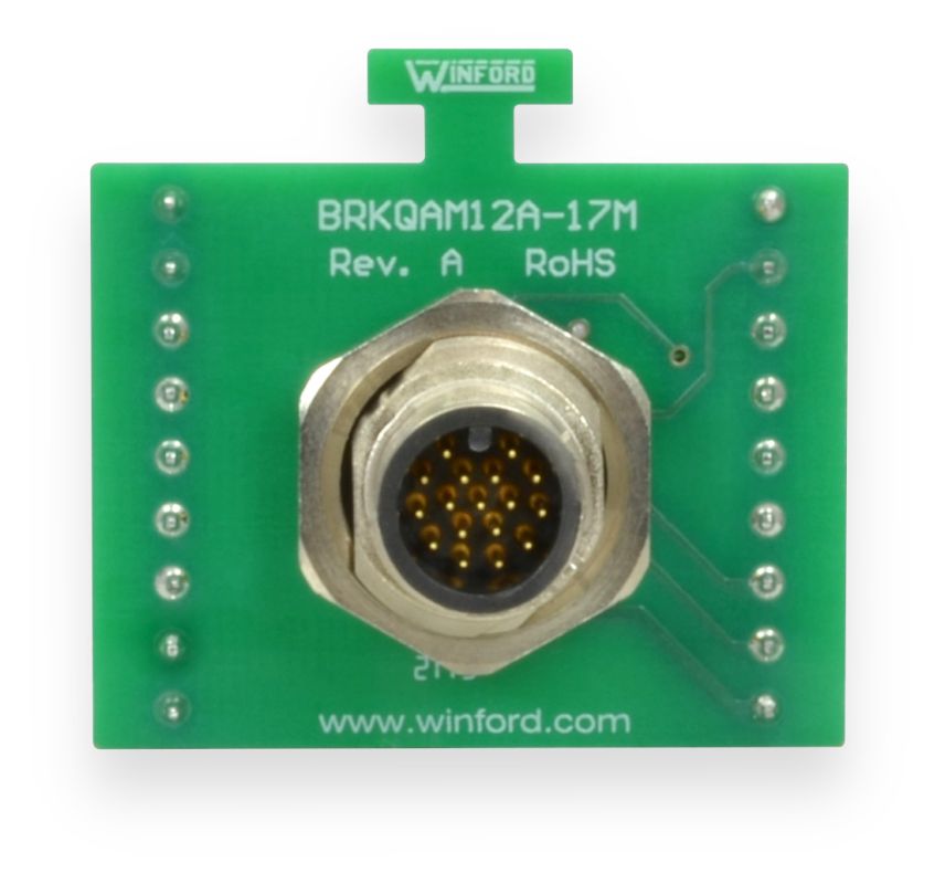 M12-17 Panel Mount Breakout Boards - Winford Engineering