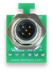 M12 5-Pin Panel Mount Breakout Boards - Winford Engineering