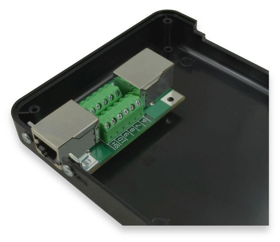RJ50 10P10C Slim Breakout Board / Coupler with Screw Terminals ...