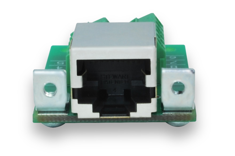 RJ50 10P10C Slim Breakout Board with Screw Terminals - Winford Engineering