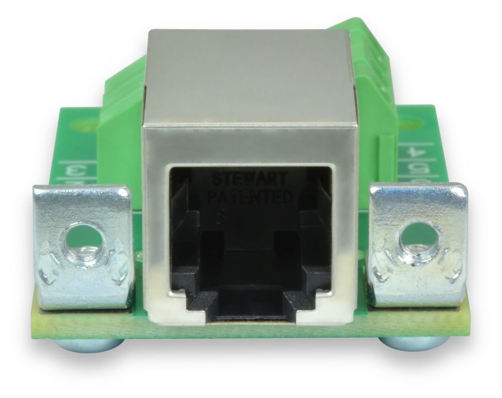 RJ11/RJ12 6P6C Slim Panel-Mount Breakout Board with Screw Terminals - Winford Engineering
