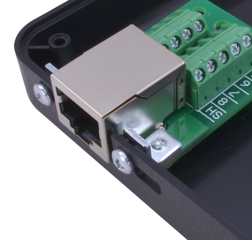 RJ45 8P8C Slim Panel-Mount Breakout Board with Screw Terminals ...