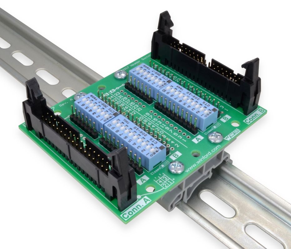 Diagnostic Breakout Board with Switches: 2x17 0.1" Header (34 position ...