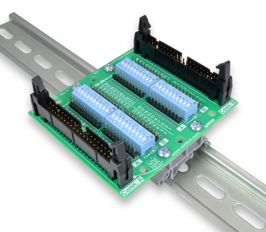 Diagnostic Breakout Board with Switches: 2x20 0.1" Header (40 position ...