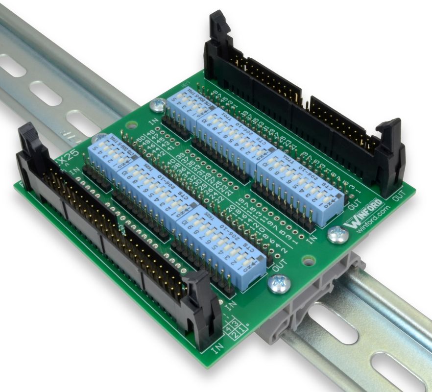 Diagnostic Breakout Board with Switches: 2x25 0.1" Header (50 position ...