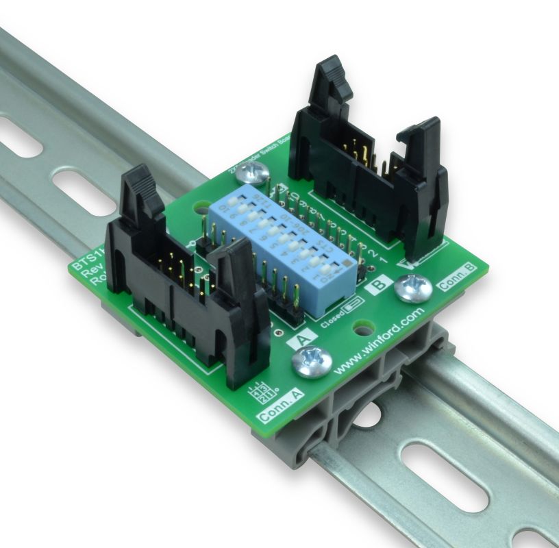Diagnostic Breakout Board with Switches: 2x5 0.1" Header (10 position ...