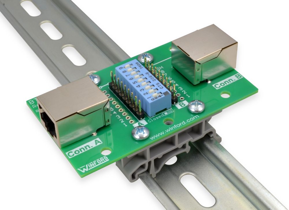 Diagnostic Breakout Board with Switches: RJ45 (8P8C) Connector ...